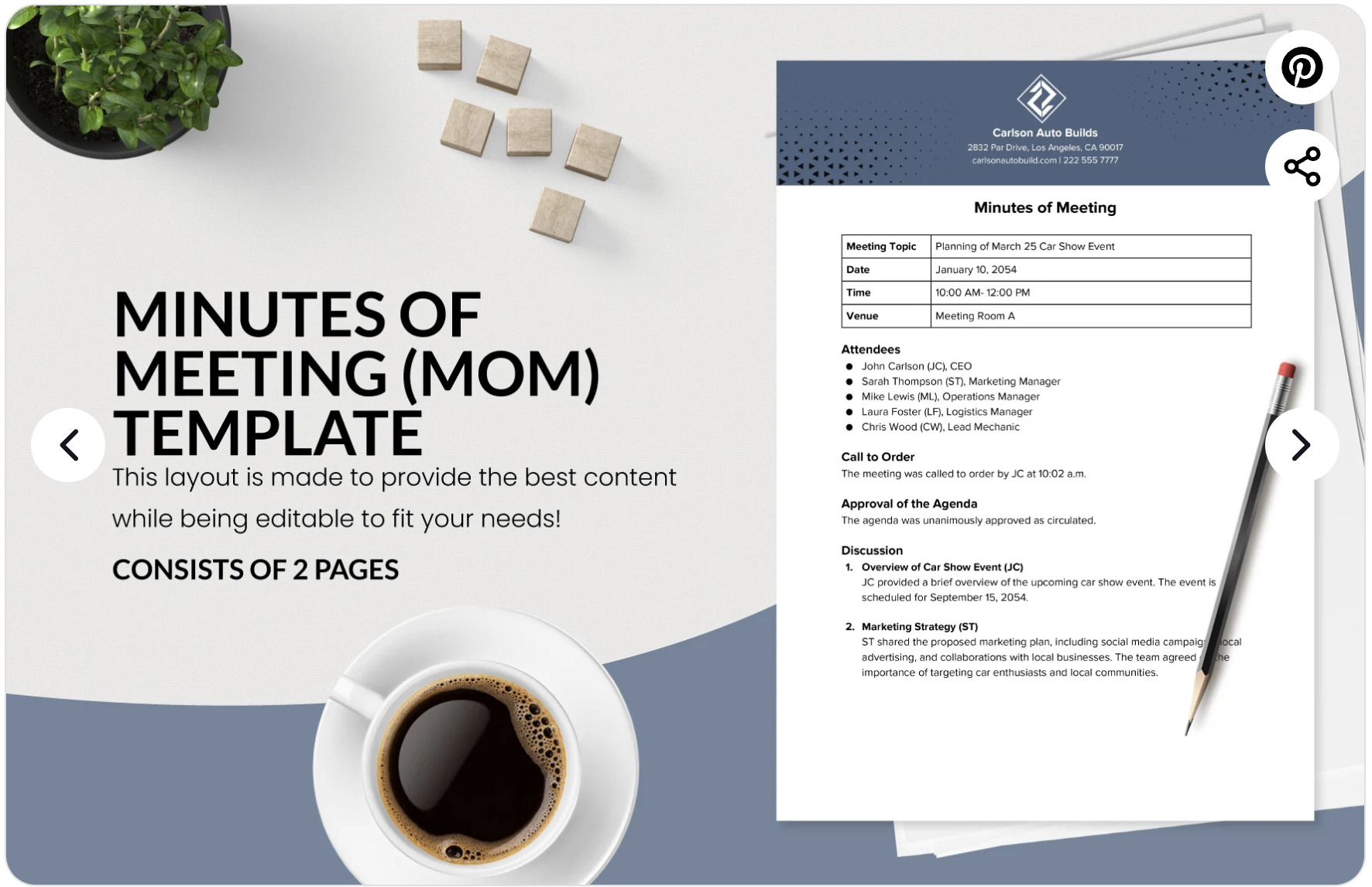 How to write easy-to-read minutes with meeting format – Business ...