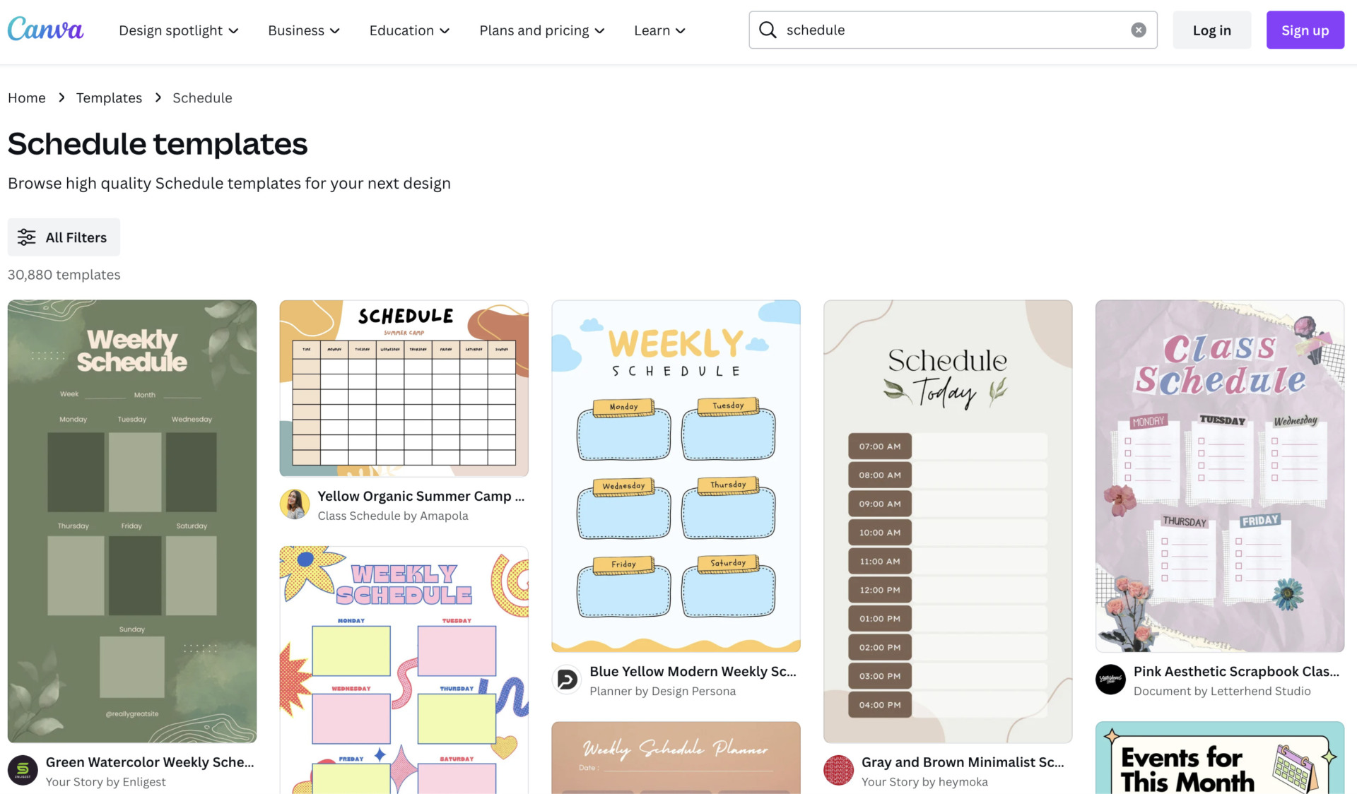Summary of templates for notebook, schedules, and todo lists (free ...